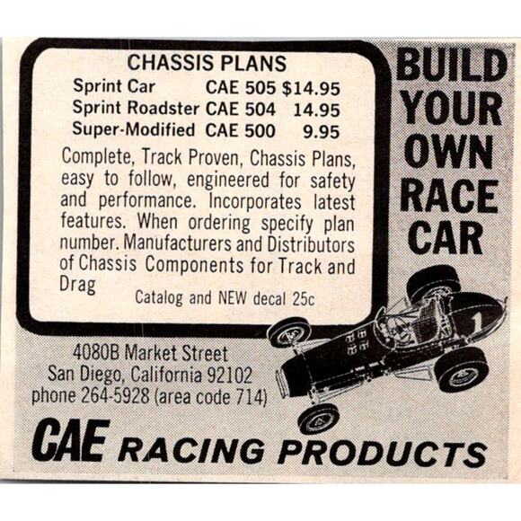 None and/or Unknown | Other | Cae Racing Products Build Your Own Race ...